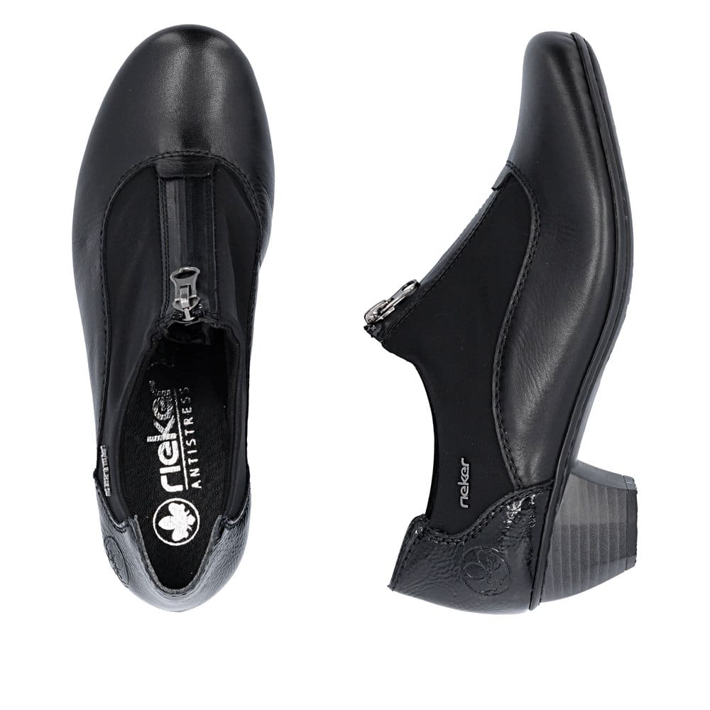 Rieker 41765-00 damesko - Antistress komfort | Sort | Paw Sko